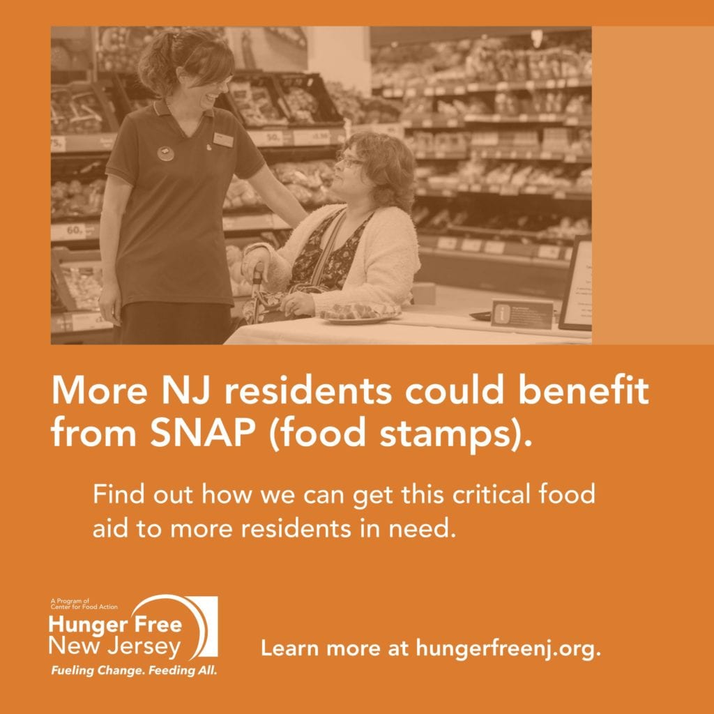 More NJ residents could benefit from SNAP – Hunger Free NJ