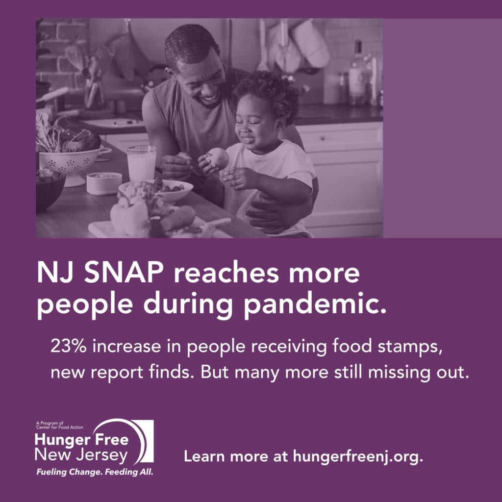 NJ SNAP reaches more people during pandemic – Hunger Free NJ