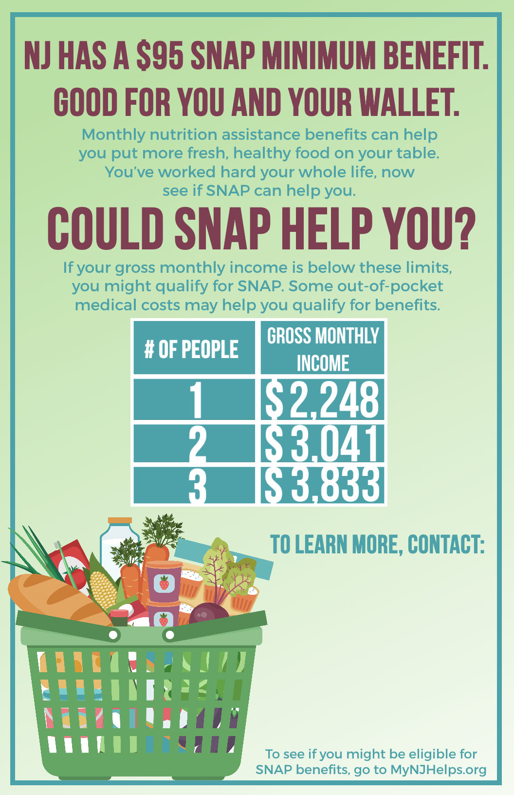 Helping Seniors with SNAP - Hunger Free NJ