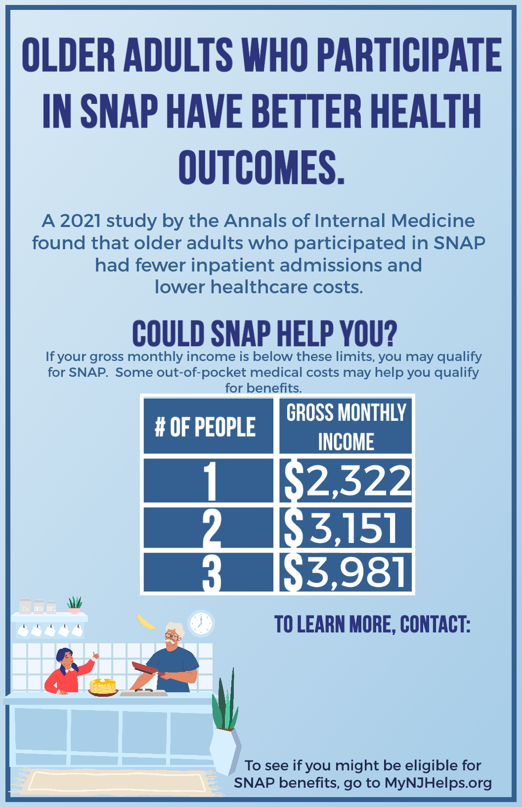Helping Seniors with SNAP – Hunger Free NJ